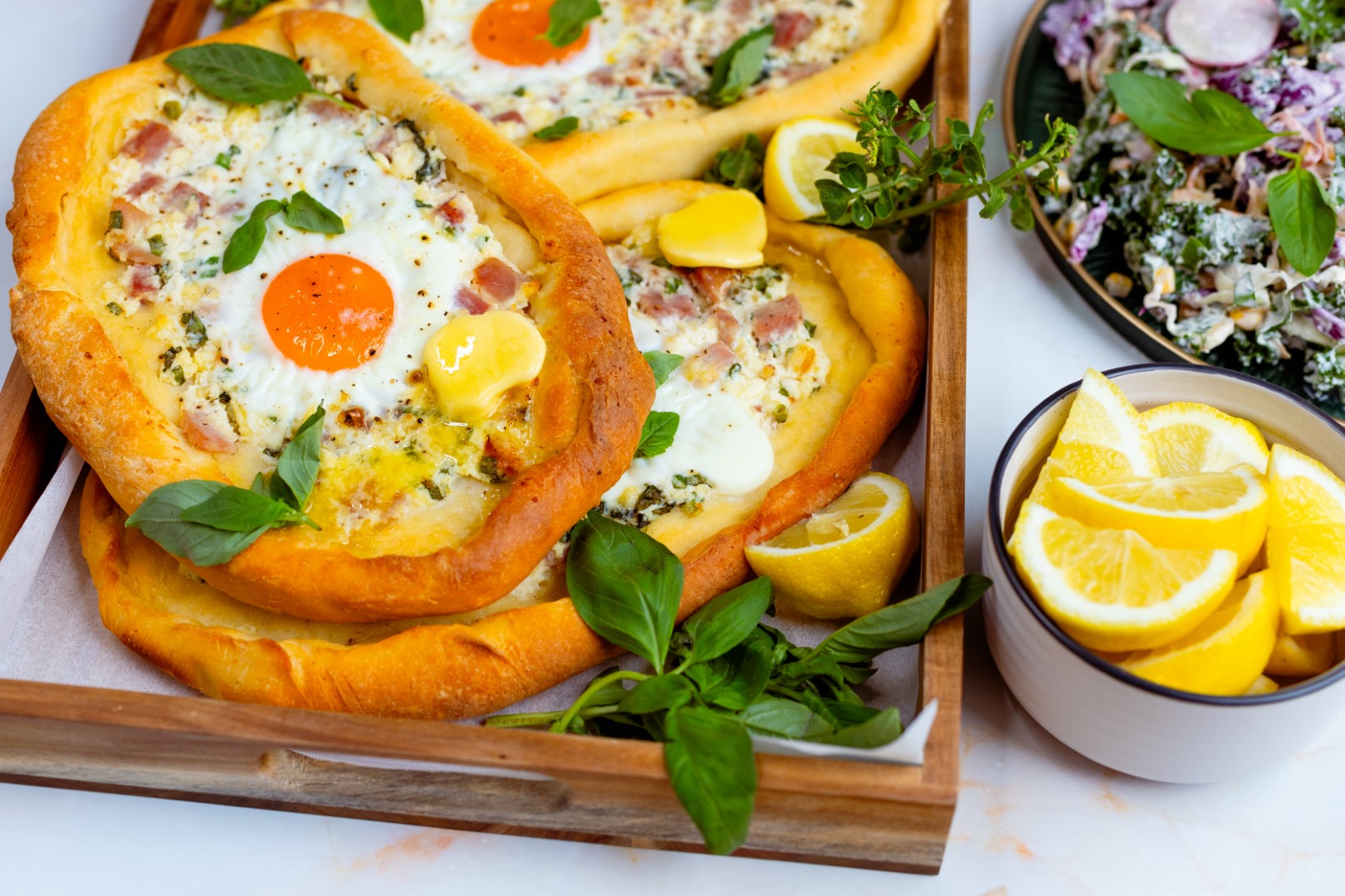 Air fryer Christmas ham flatbreads Recipe | Buy West Eat Best