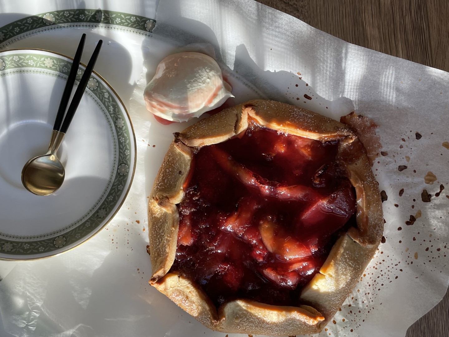 Strawberry & stone fruit galette Recipe | Buy West Eat Best